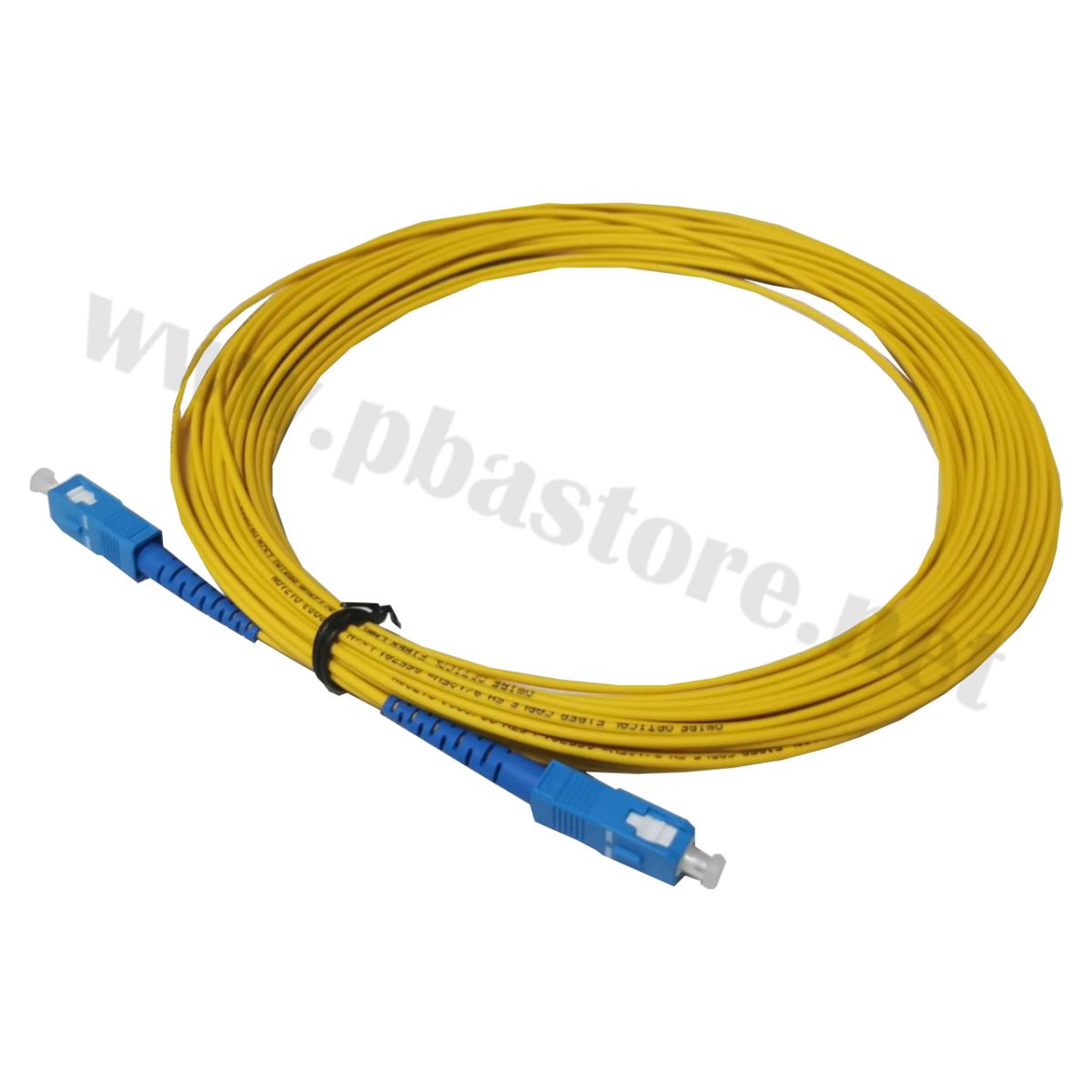 PATCH CORD FIBER 9/125 SC/UPC-SC/UPC SM-SX G657A1 2.0MM 15M สายไฟเบอร์เข้าหัวสำเร็จรูปชนิด SC ...